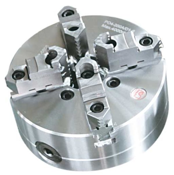 4-Jaw Lathe Chuck Steel 10 in - Chucks and Accessories | KNUTH USA